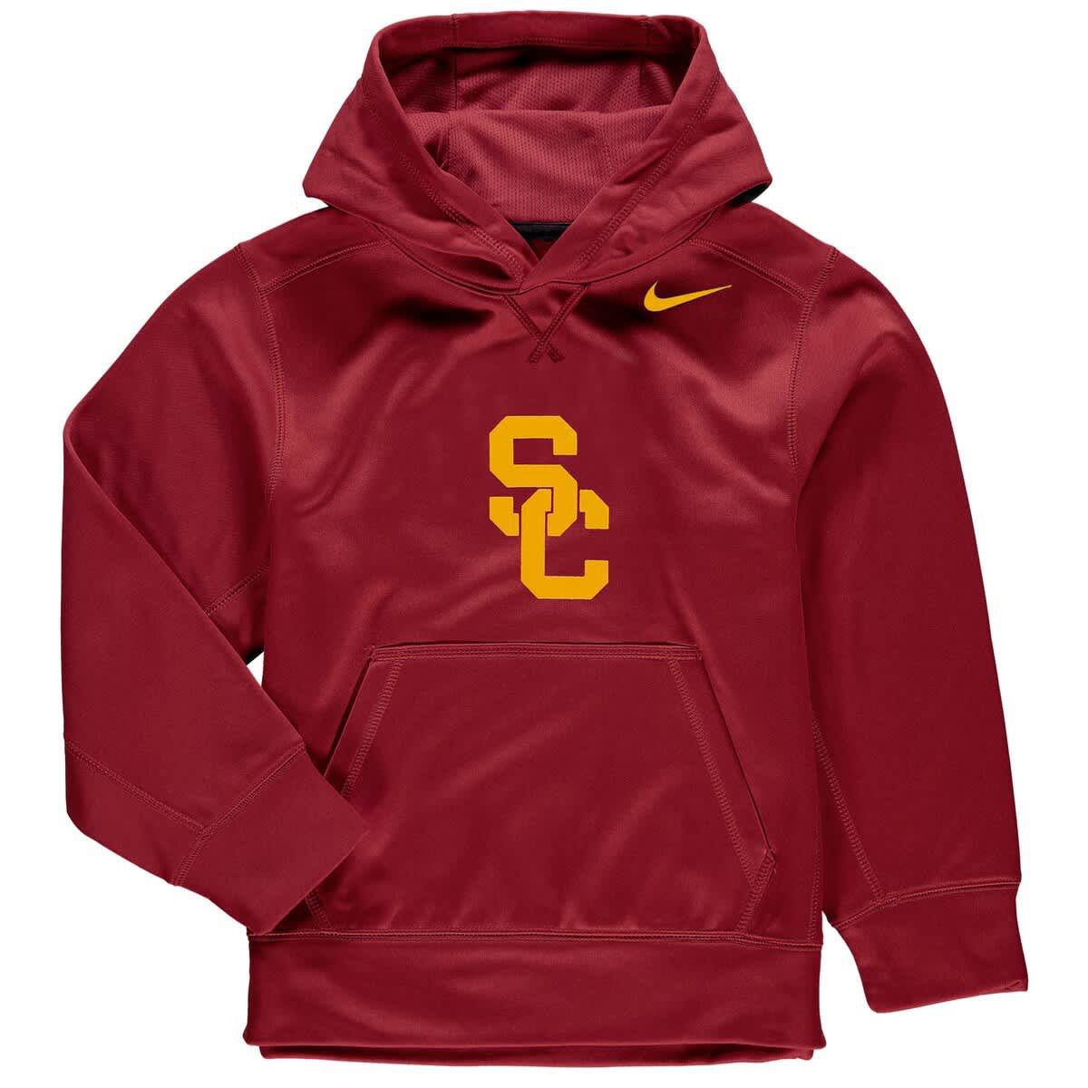 Nike® NCAA Nike USC Trojans Logo KO Pullover Performance Hoodie | Belk