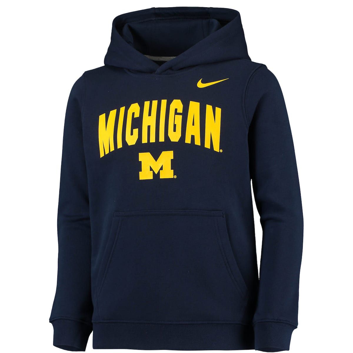 Nike® NCAA Nike Michigan Wolverines Club Fleece Pullover Hoodie | Belk
