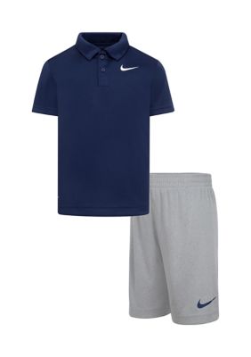Nike® Boys 4-7 Dri Fit Polo Shirt and Shorts Set | belk