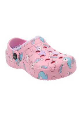 Capelli New York Toddler Girls Unicorn Lined Clogs | belk