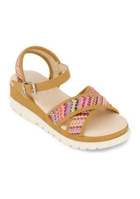 Jessica Simpson Youth Girls Addy Woven Wedge Sandals | belk