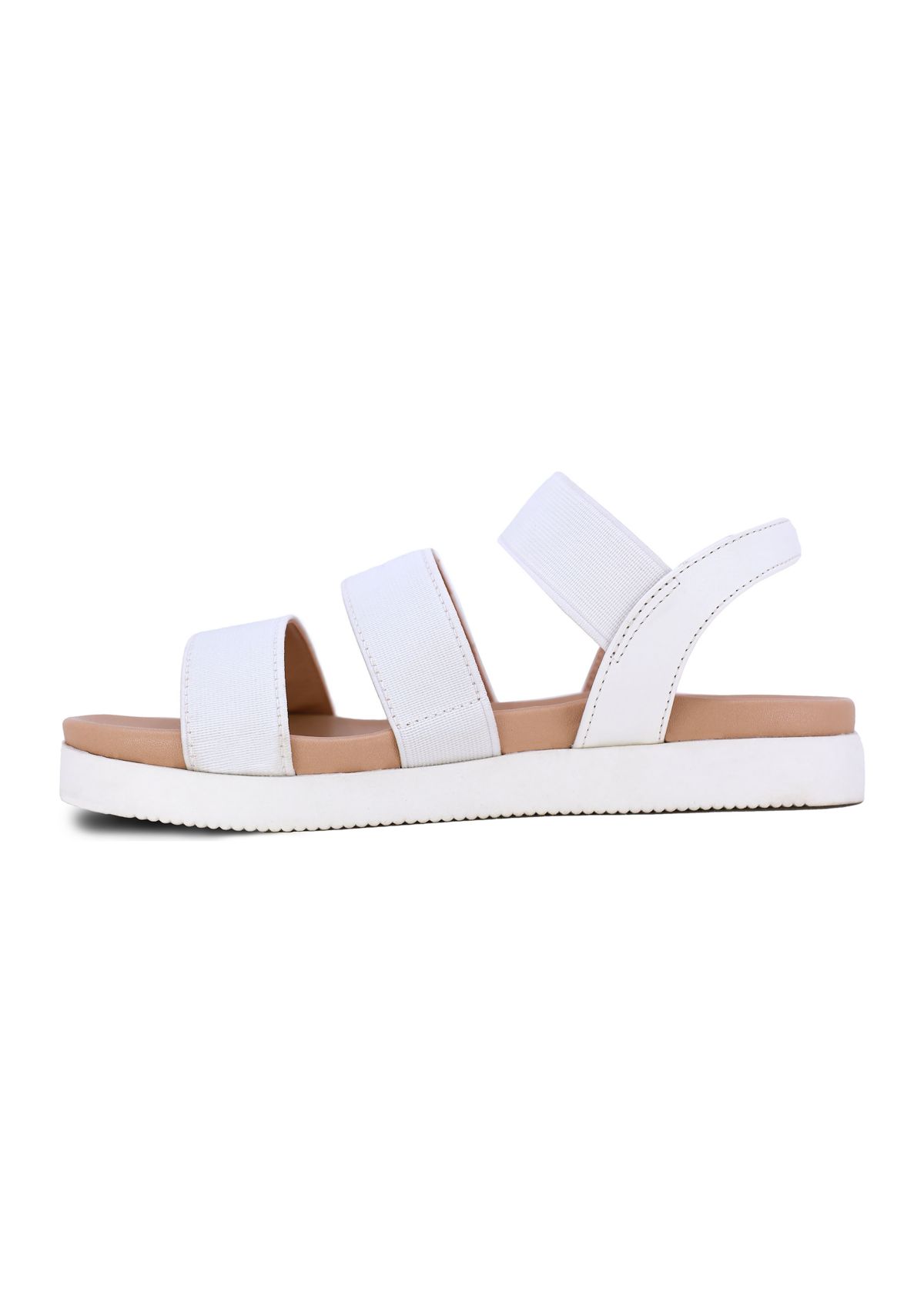 Sugar Youth Girls Puff Pastry Stretch Flatform Sandals | Belk