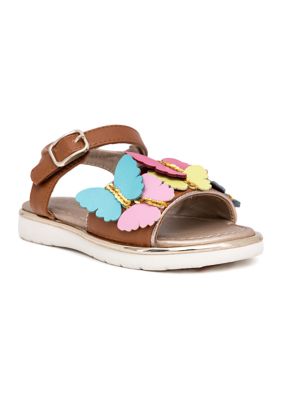 Sugar Toddler Girls Tyler Butterfly Appliqué Sandals | belk