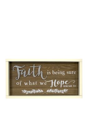 New View Faith Reversed Box Sign | belk