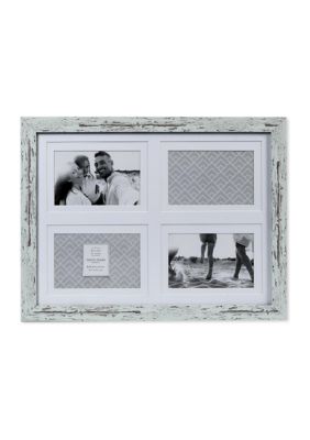 New View 4 in x 6 in Matted Sage Collage Frame | belk