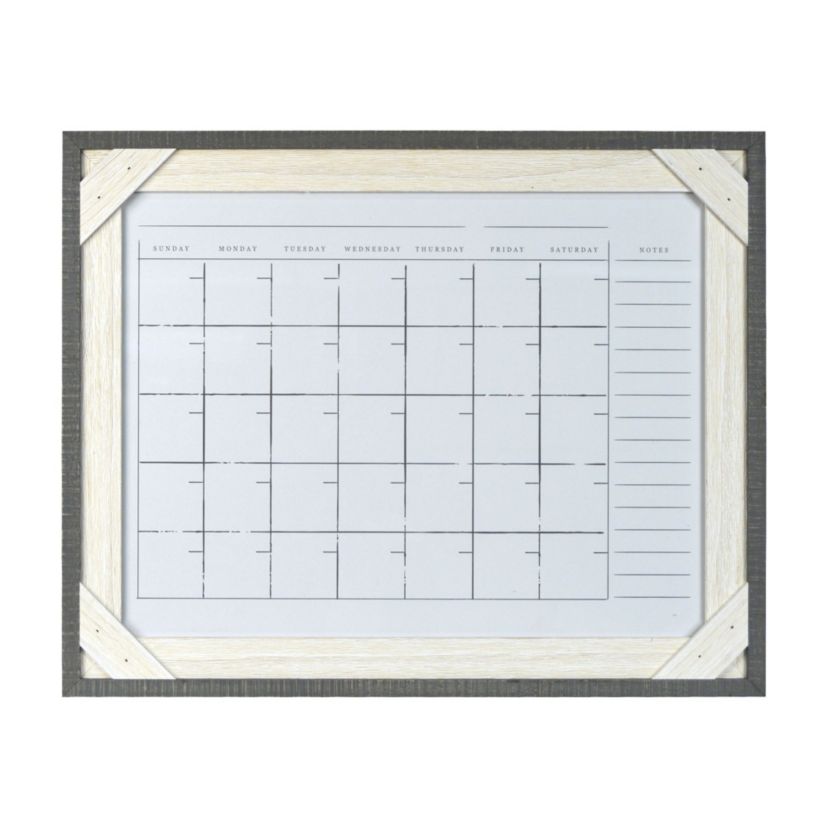 New View Gifts & Accessories Grey/Wht Crosshatch Calendar | Belk