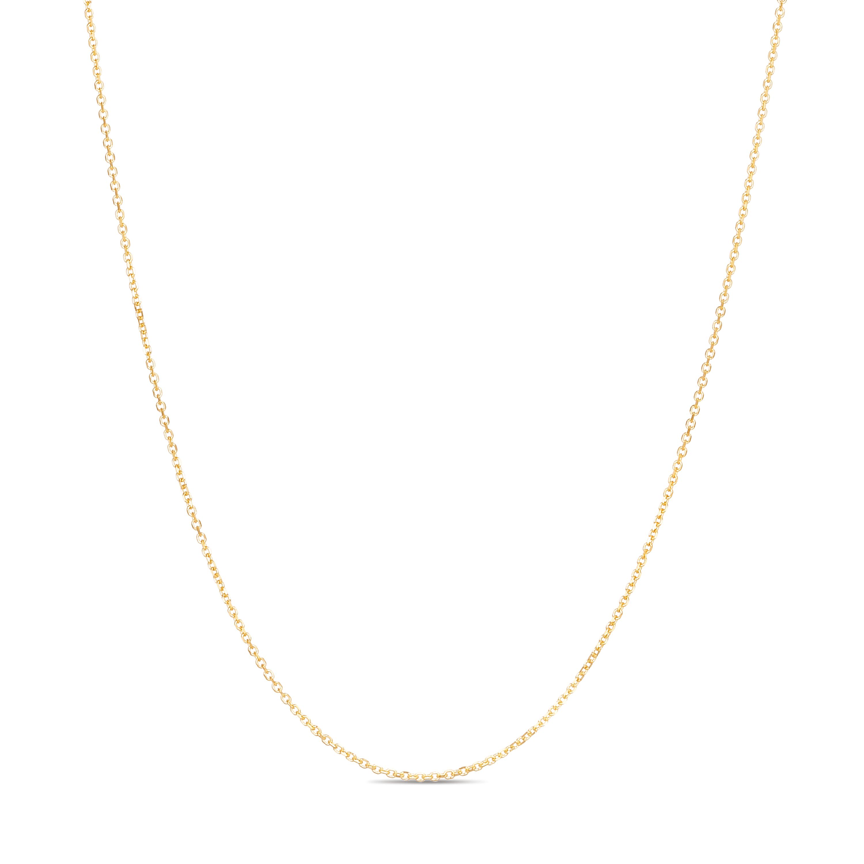 Belk & Co. 10K Yellow Gold Classic DC Cable Chain | Belk