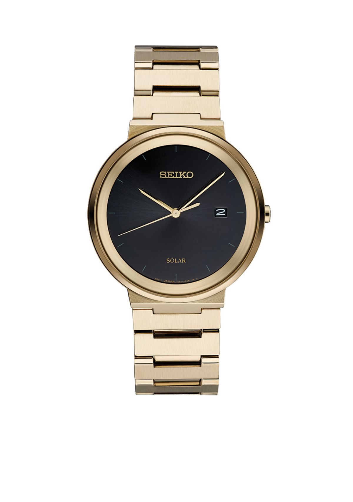 Seiko Solar Gold-Tone Watch | Belk
