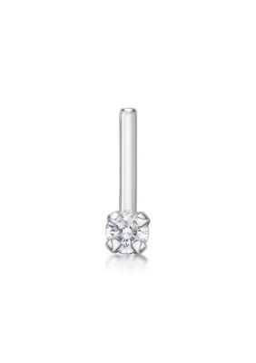 Lila Moon Lila Moon Diamond Accent L-Shape Nose Stud in 14K Gold | Belk