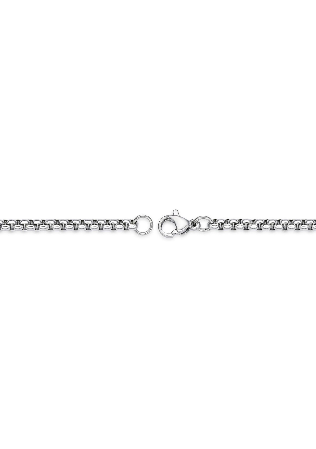 LYNX Stainless Steel 4MM Round Box Chain Necklace, 20" Length | Belk
