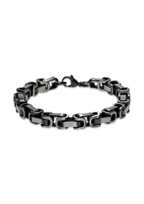 LYNX Stainless Steel Link Chain Brace W/ Antique Finish | belk