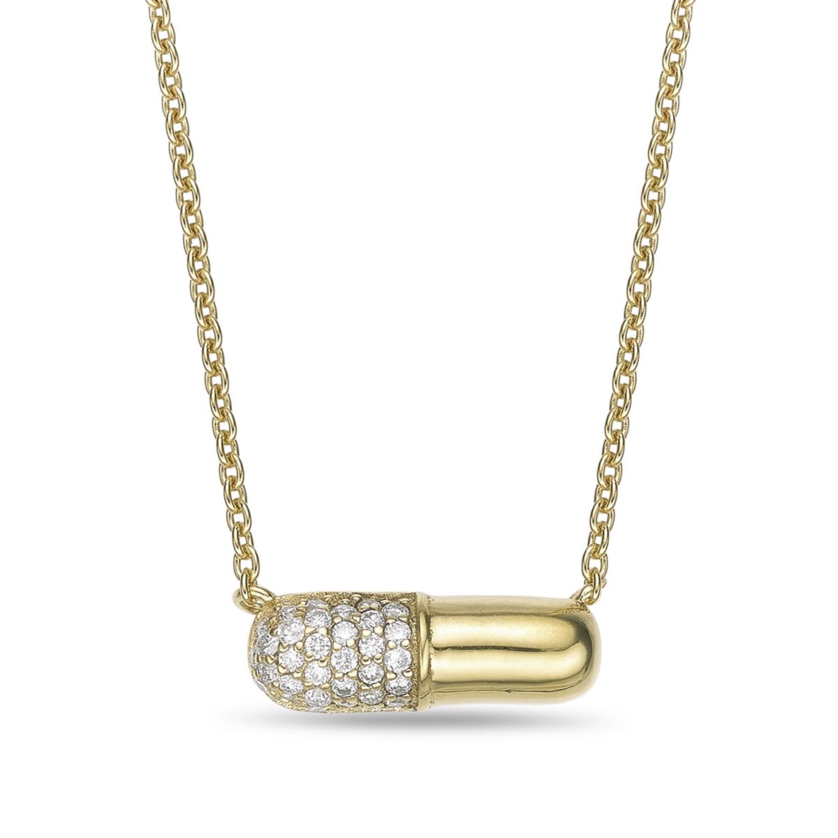 Gemminded Lab Created 18k Gold Plated Sterling Silver 1/5 ct. t.w. Lab ...