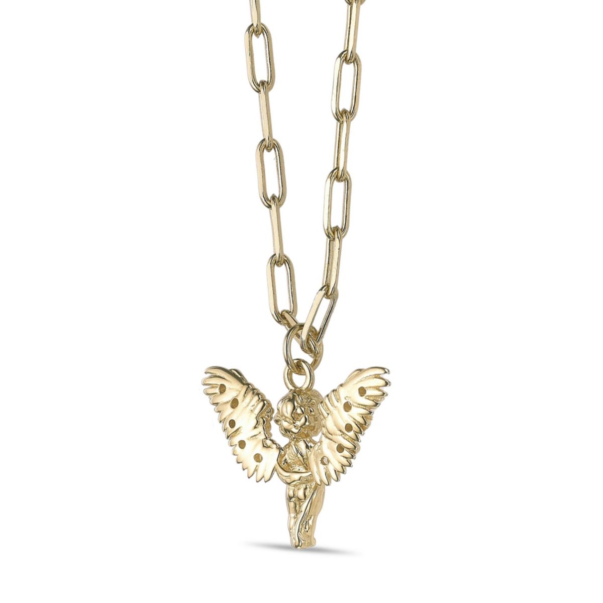 Gemminded Lab Created 18k Gold Plated Sterling Silver 1/10 cttw. Lab ...