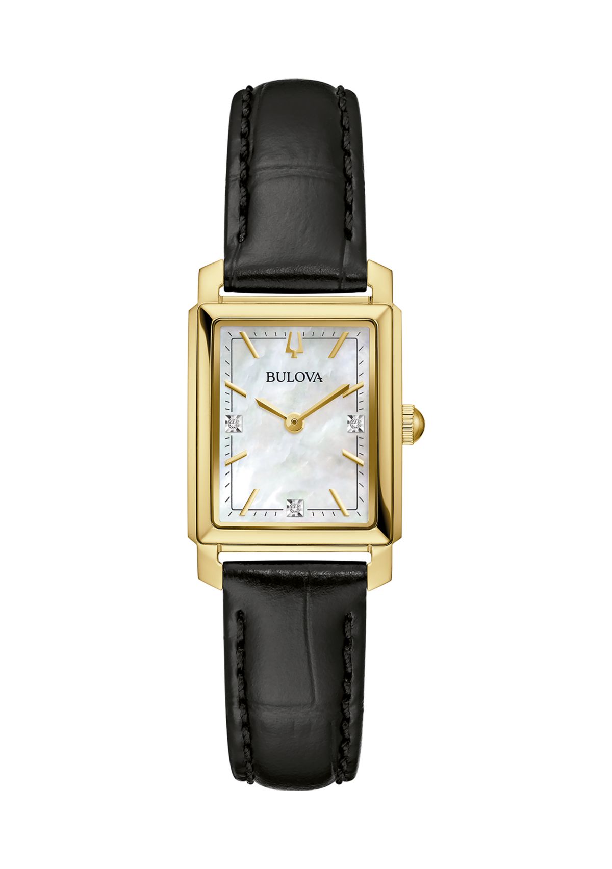 Bulova Women's 21 Millimeter Classic Sutton Black Strap Watch | Belk