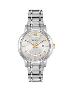 Bulova Women's Stainless Steel Classic Bracelet Watch | belk
