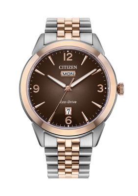 CITIZEN Men's Classic Rolan Two-Tone Bracelet Watch, 40.5 mm | belk