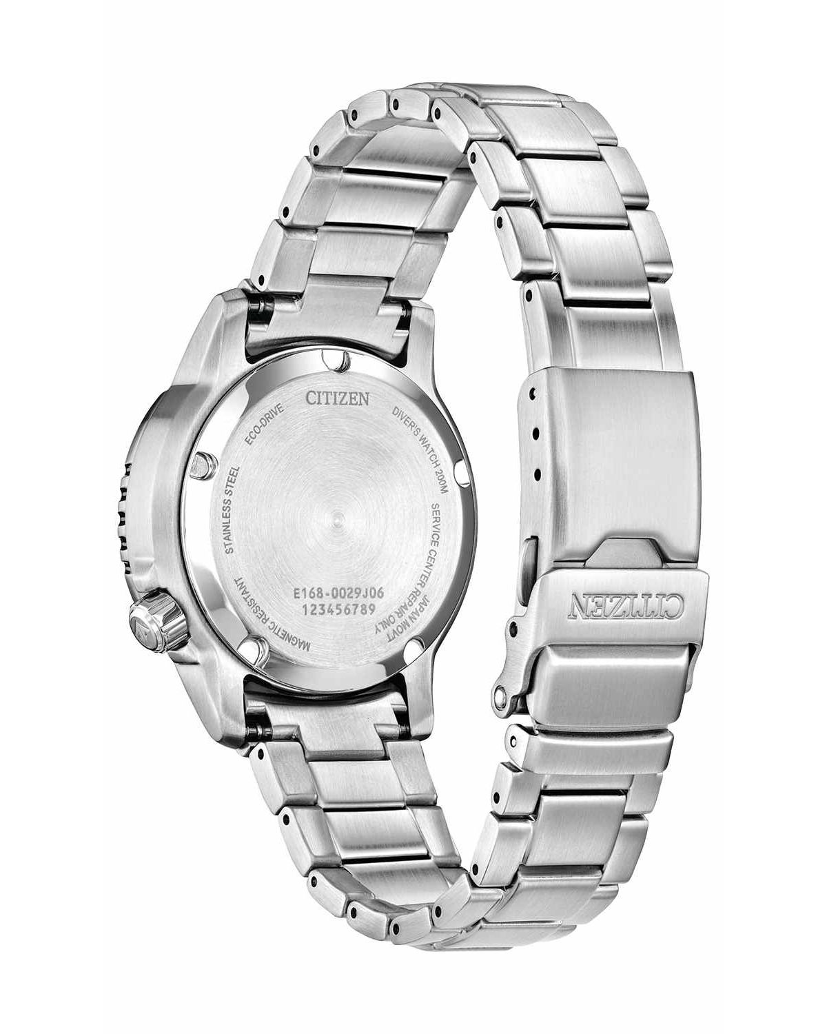 CITIZEN Citizen Ladies Promaster Eco Dive 4 Silver-Tone Bracelet Watch ...
