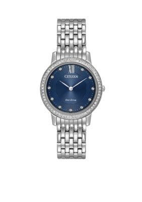 Citizen Ladies' Citizen Eco-Drive Silhouette Stainless Steel Watch | belk