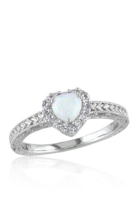 Belk & Co. Freshwater Pearl & Diamond Ring in Sterling Silver & 14K ...