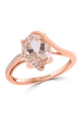 Effy® 14K Rose Gold Morganite Ring | Belk