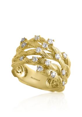 Effy® Diamond Ring in 14K Yellow Gold | belk