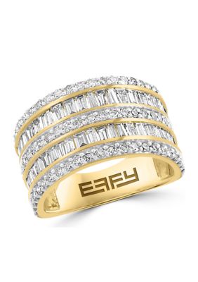 Effy® 14K Yellow Gold Diamond Ring | belk