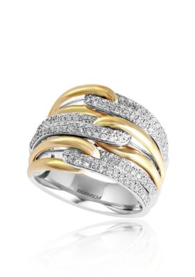 Effy® Diamond Ring in 14K Yellow Gold | belk