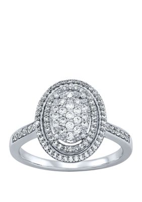 Belk & Co. Sterling Silver Dome Ribbed Ring | belk