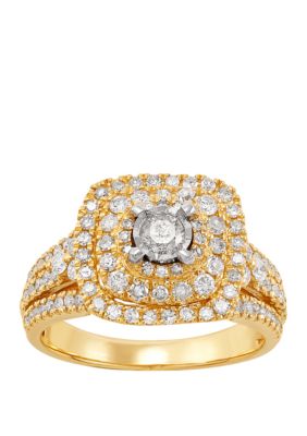 Belk & Co. My Forever 1 ct. t.w. Diamond Composite Engagement Ring in ...