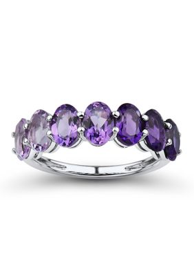 Belk & Co. Amethyst Ring in Sterling Silver | belk