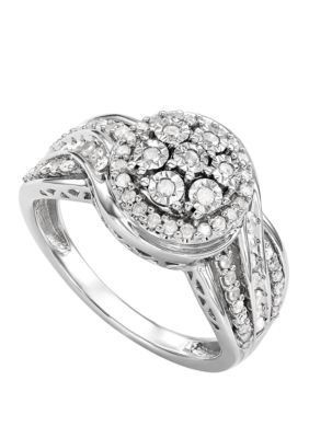 Belk & Co. 1/2 ct. t.w. Diamond Ring in Sterling Silver | belk