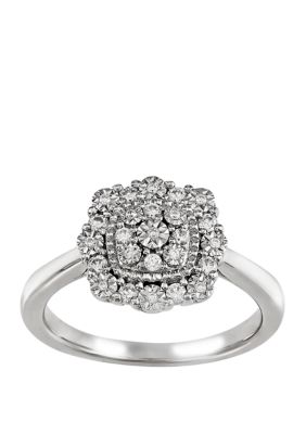 Belk & Co. Sterling Silver Dome Ribbed Ring | belk