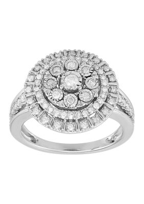 Belk & Co. Sterling Silver Polished Wide Band Ring | belk