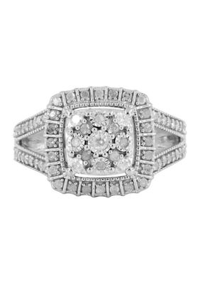Belk & Co. 1/2 ct. t.w. Diamond Ring in Sterling Silver | belk