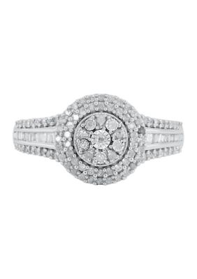 Belk & Co. Sterling Silver Dome Ribbed Ring | belk