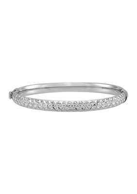 Belk & Co. Sterling Silver Star Bangle Bracelet | belk