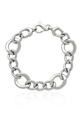 Belk & Co. Sterling Silver Round Link Bracelet | belk