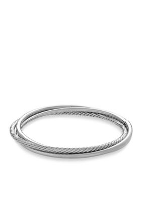 Belk & Co. Sterling Silver Triple Twist Bangle Bracelet | belk