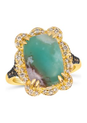 Le Vian® 6 ct. t.w. Peacock Aquaprase™, 1/4 ct. t.w. Nude Diamonds™, 1/ ...