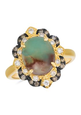 Le Vian® 2.63 ct. t.w. Peacock Aquaprase™, 1/6 ct. t.w. Nude Diamonds ...