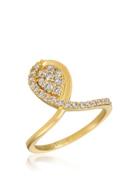 Le Vian® Creme Brulee® Ring 5/8 ct. t.w. Nude Diamonds™ in 14K Honey ...