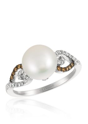 Le Vian® Vanilla Pearl® with Vanilla Diamonds®, and Chocolate Diamonds ...