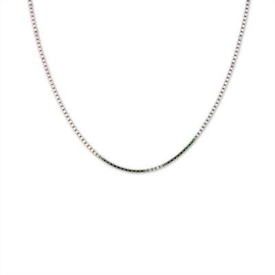 Forever New Sterling Silver Box Chain 18-Inch Necklace, Made in Italy ...