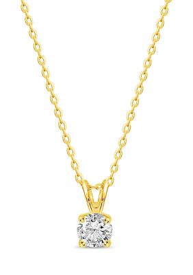 Atit Diamond 1/4 ct. t.w. Rabbit Ear Diamond Pendant Necklace in 14K ...