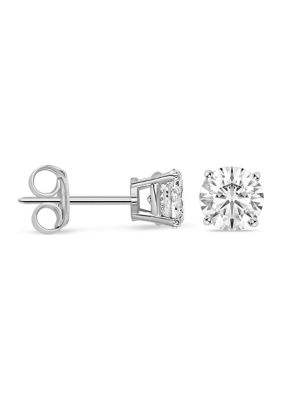 Atit Diamond 1 ct. t.w. Round Diamond Studs Set in 14K White Gold | Belk