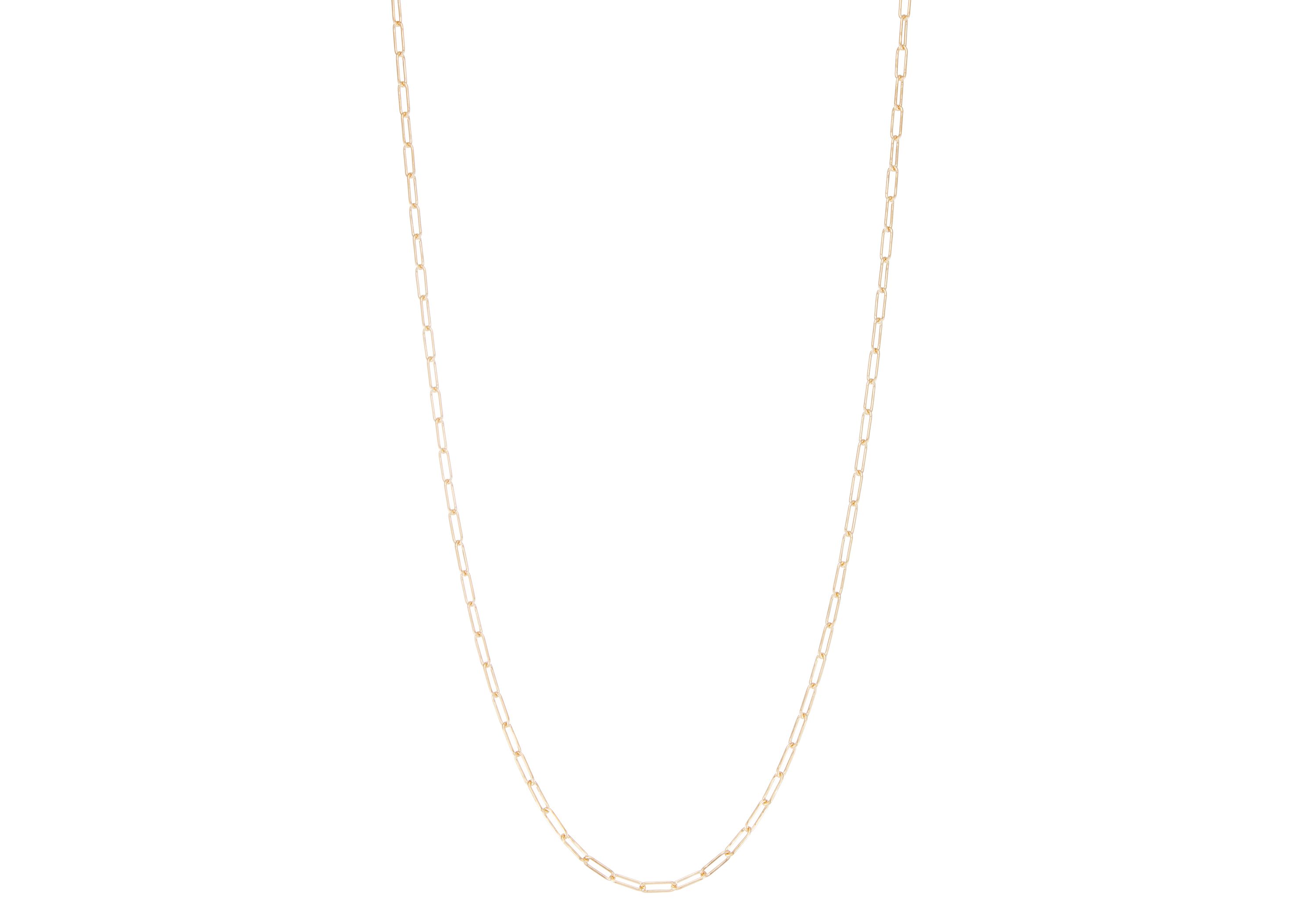 Jordan Blue NYC Gold-Filled 3.1mm Paper Clip Necklace | Belk