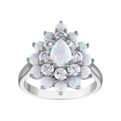 Jordan Blue NYC Lab Created Sterling Silver Created Opal And Created ...