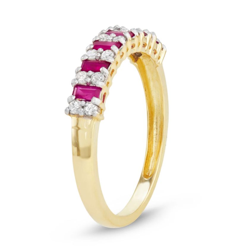Jordan Blue NYC 10K Gold Ruby And Diamond Ring | Belk