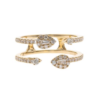 Anika and August DIAMOND Ring in 10K YELLOW GOLD | belk