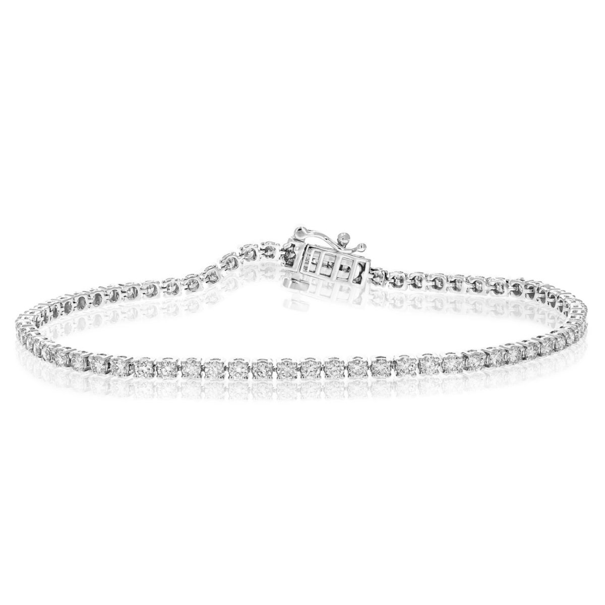 Amairah Lab Created 2 ct. t.w. Lab Grown Diamond Tennis Bracelet in 14K ...